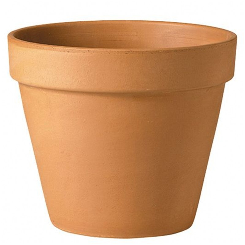 Apta Verona plain terracotta pot 15cm | Waterperry Gardens ...
