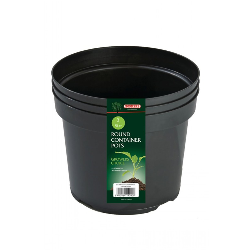 Bosmere Round Pots 5 Litre Pack Of 3 | Waterperry Gardens - Oxfordshire ...
