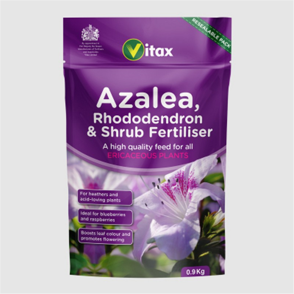 Vitax Azalea Rhododendron & Shrub Fertilizer 0.9kg | Waterperry Gardens ...