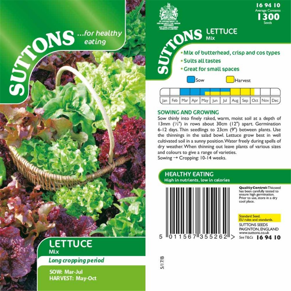 Lettuce Mix 2 | Waterperry Gardens - Oxfordshire Garden Centre, Buy ...