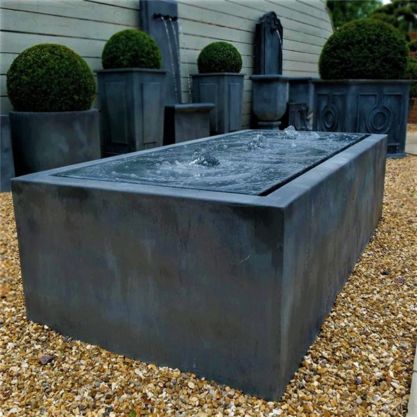 Qube Slim Water Feature | Waterperry Gardens - Oxfordshire Garden ...